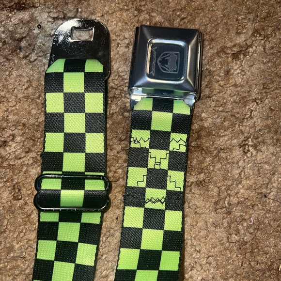 Accessories | Viper Belt Green And Black Checkered Print | Poshmark